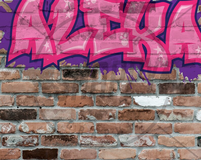 Custom Graffiti Desk Mat 3 Sizes 6 Color Schemes Male or - Etsy