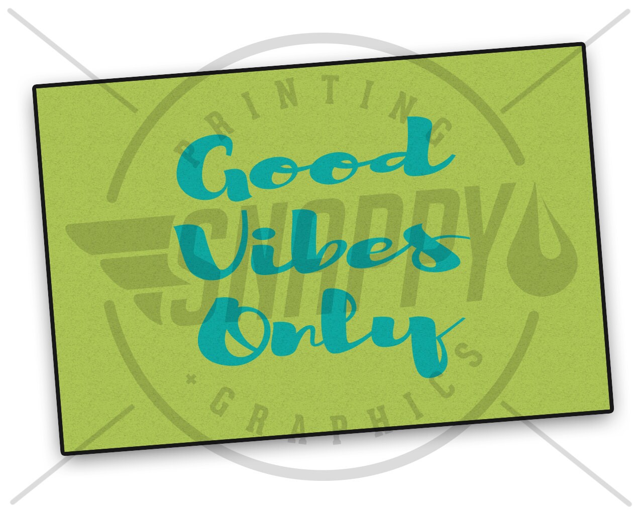 Good Vibes Only Custom Welcome Mat/doormat/rug 24 X - Etsy