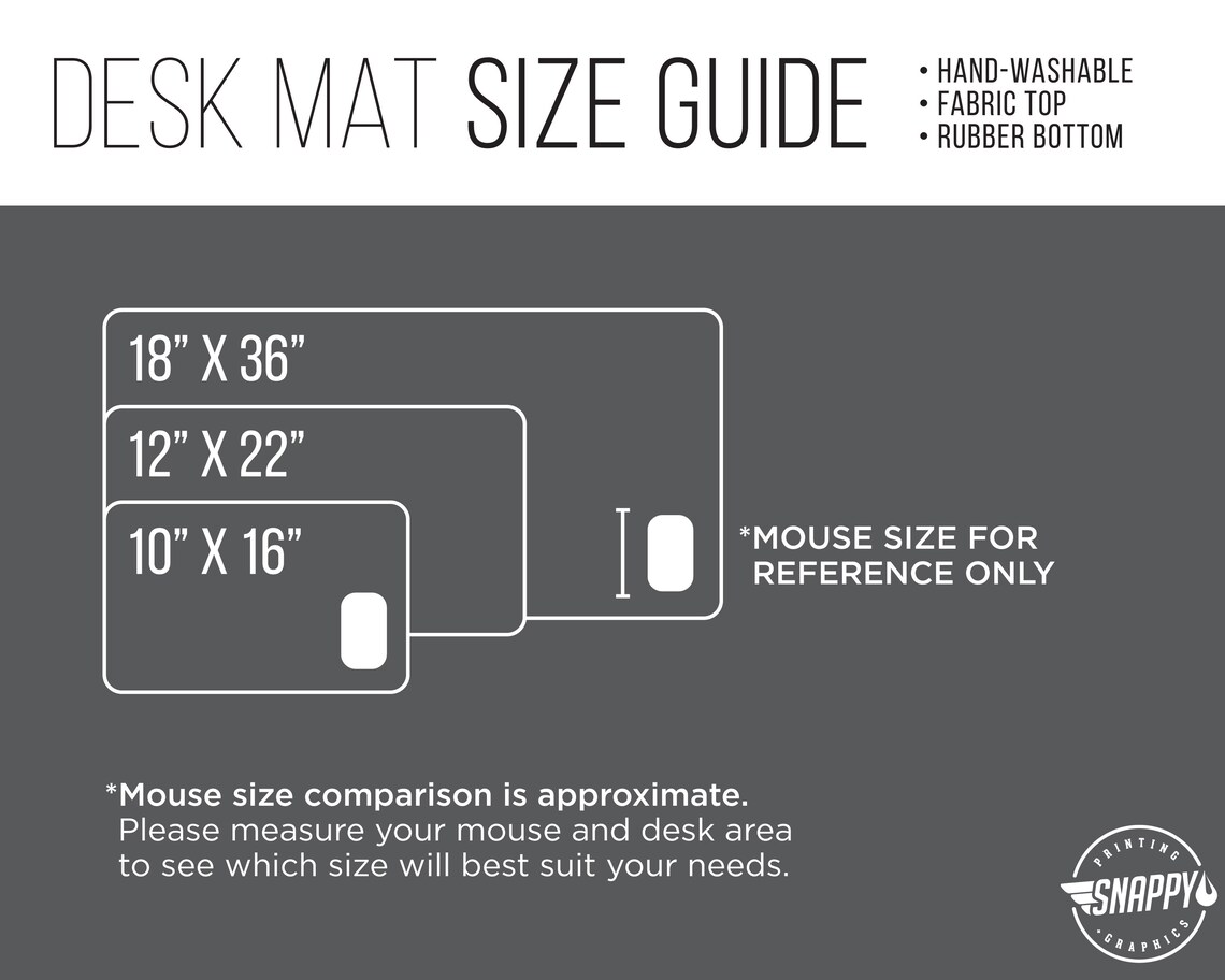 Bright Texture Print Desk Mat W/ Custom Monogram 3 Sizes - Etsy