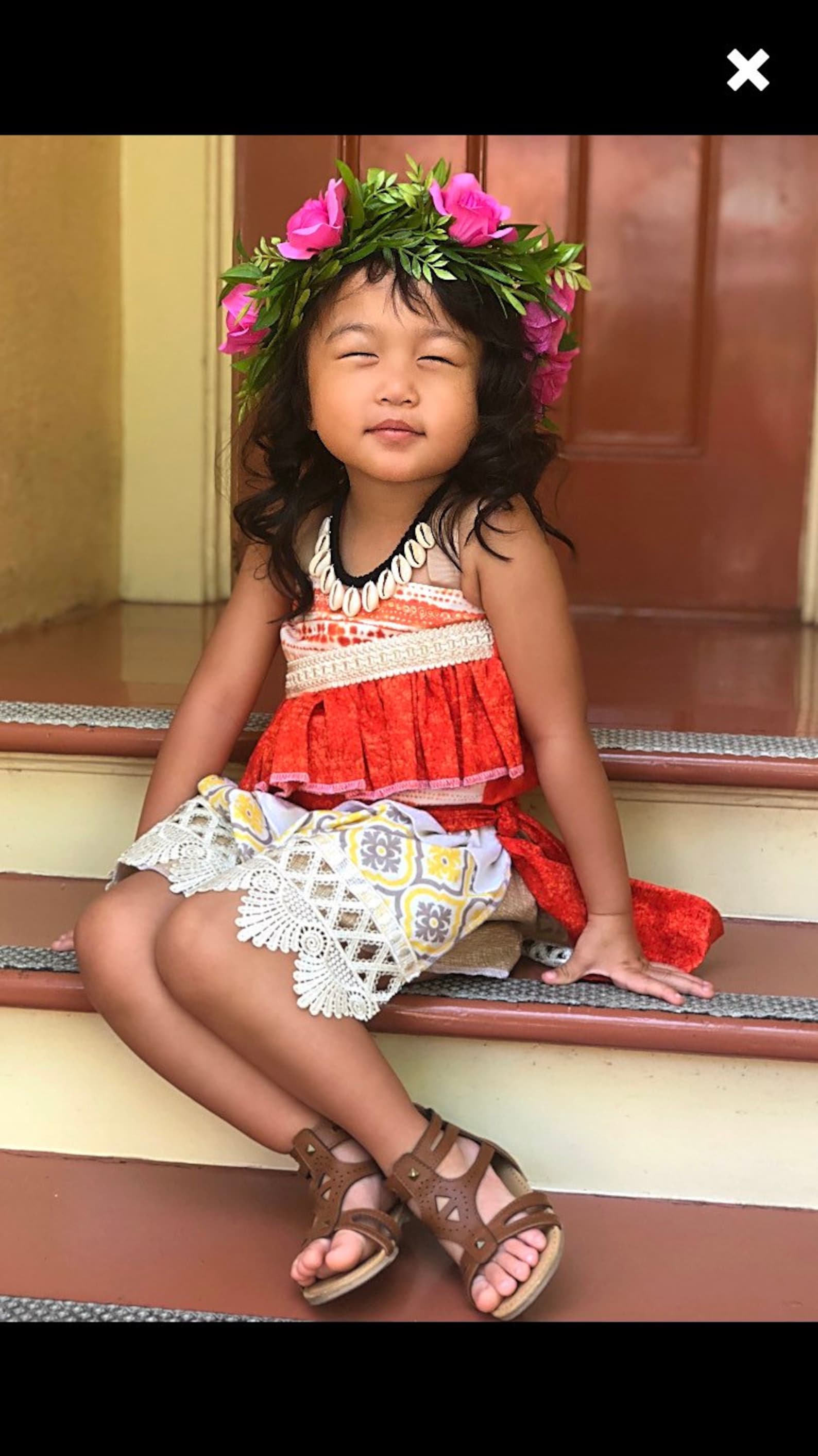 Moana Flower Crown Moana Inspired Flower Crown Custom Made - Etsy