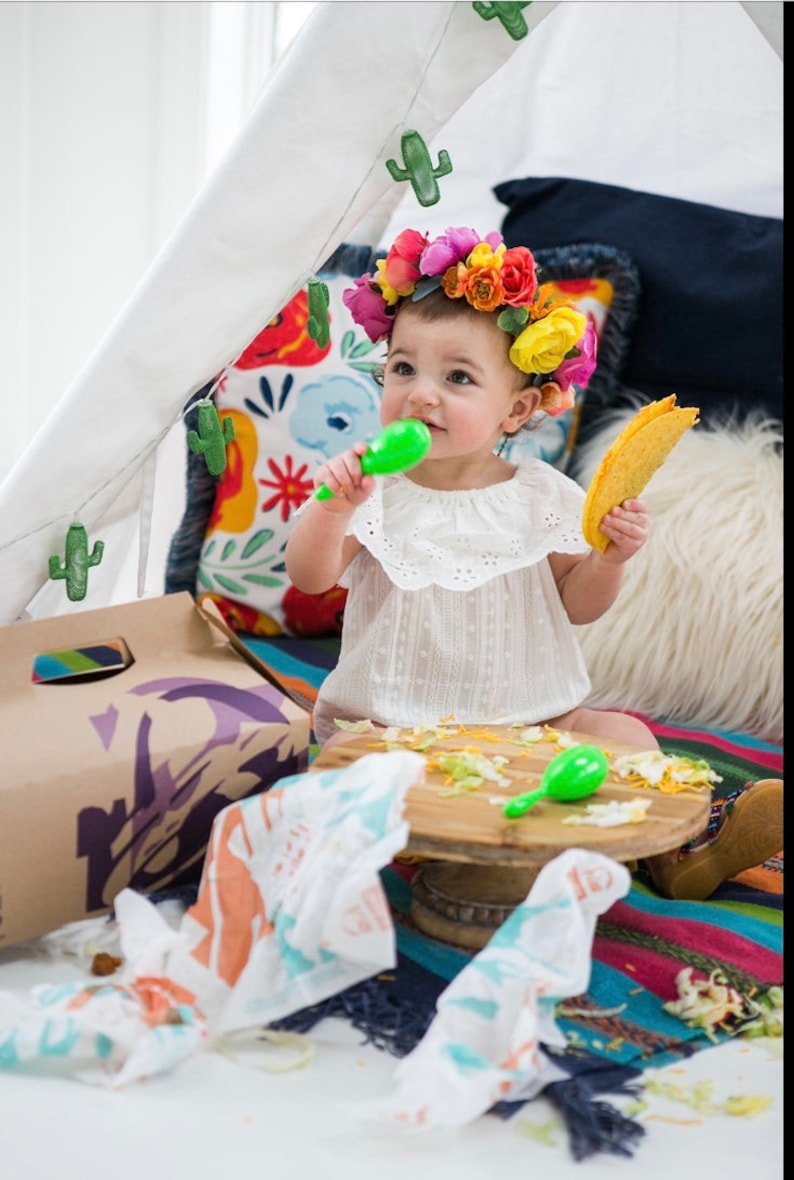 Child's Fiesta Flower Crown Fiesta Flower Crown Fiesta - Etsy