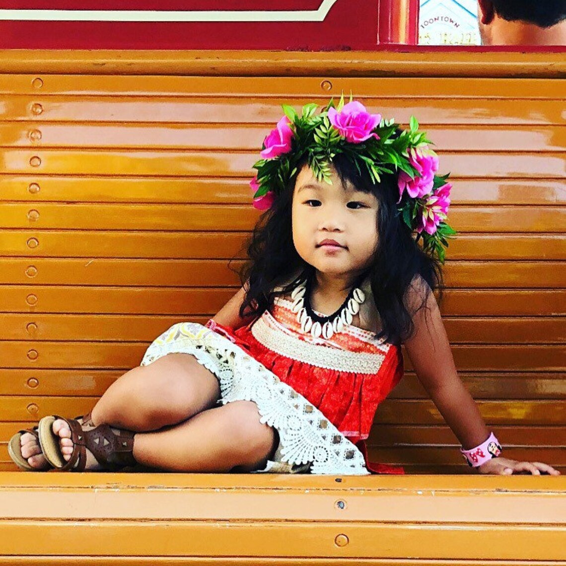 Moana Flower Crown Moana Inspired Flower Crown Custom Made - Etsy