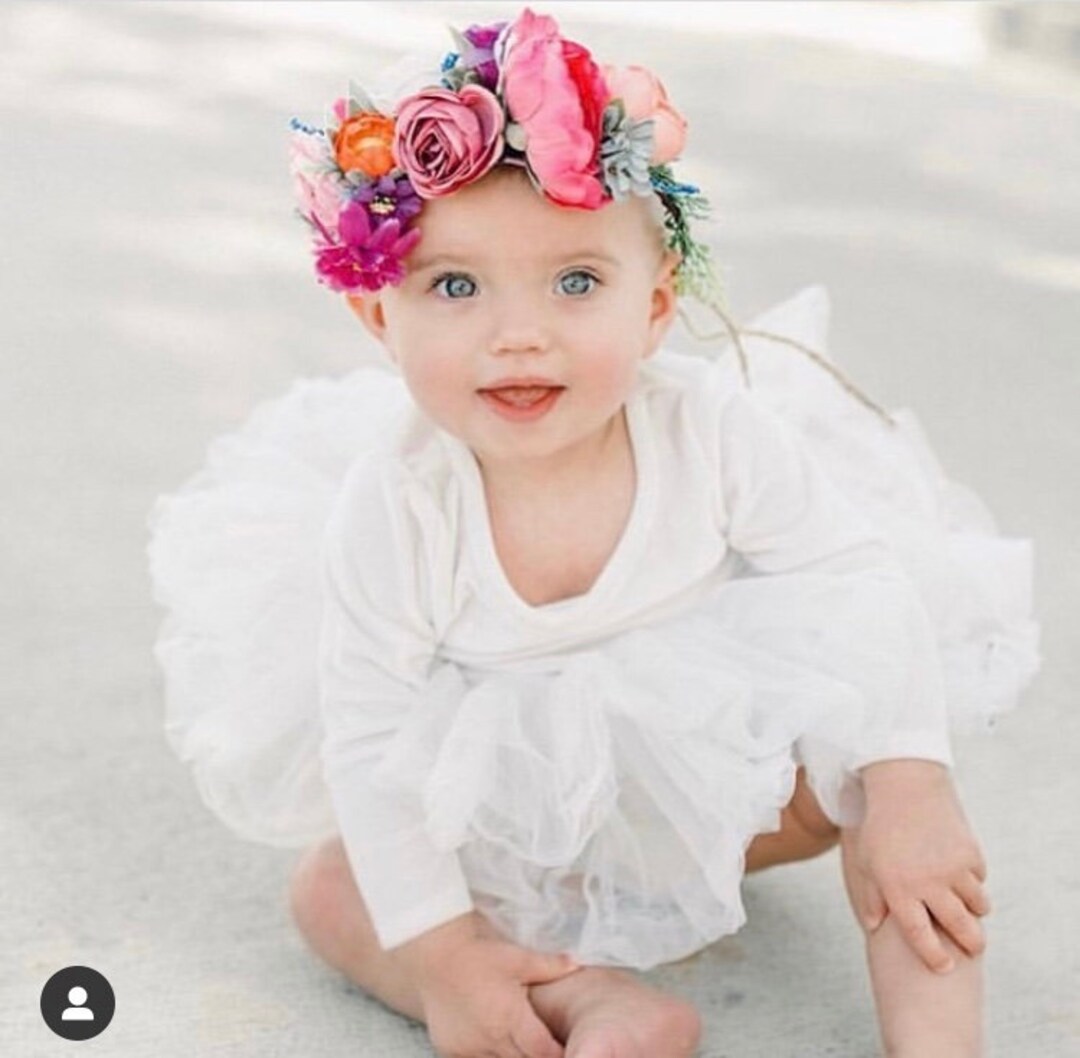 Child's Bohemian Flower Crown - Etsy