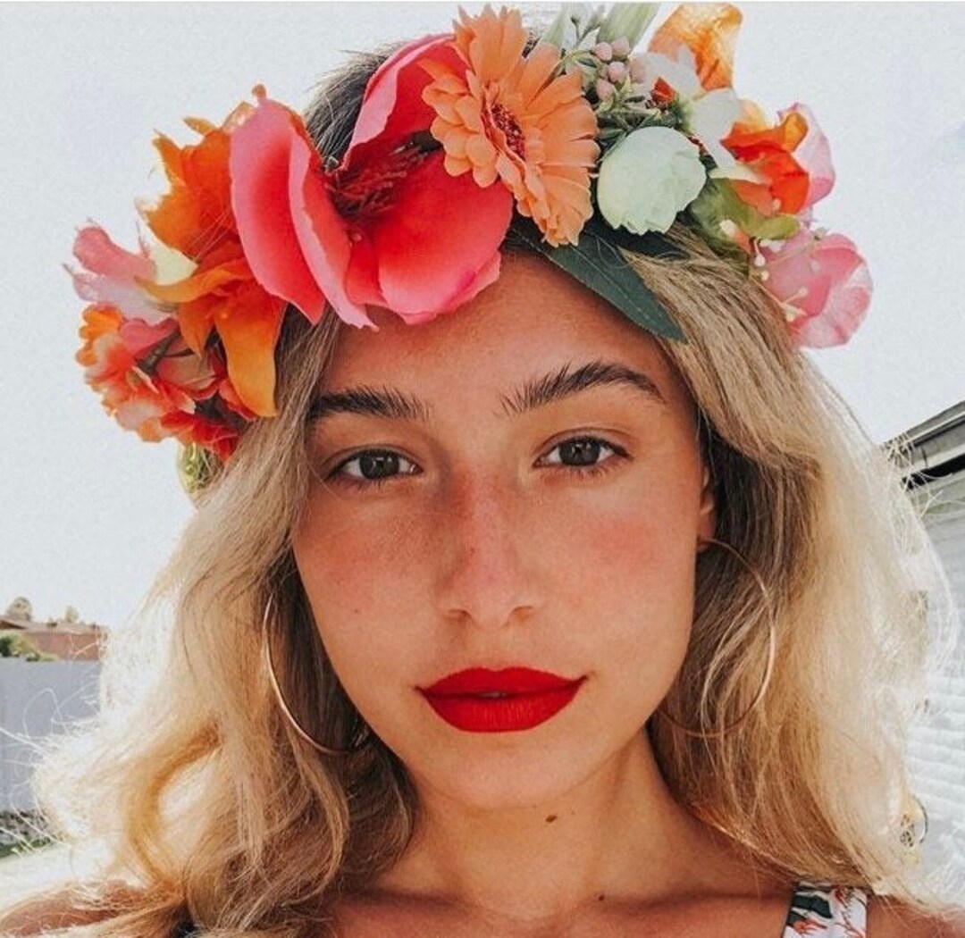 Tropical Flower Crown - Etsy