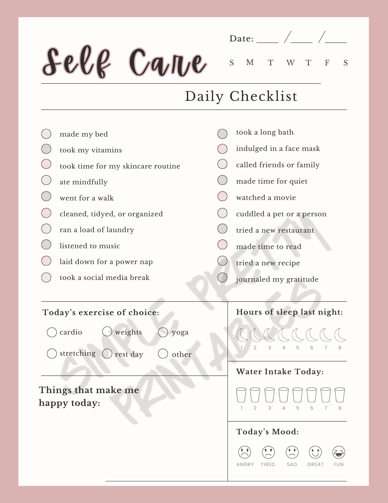 Mental Health and Self Care Value Pack!! - Emotional Health Worksheets ...