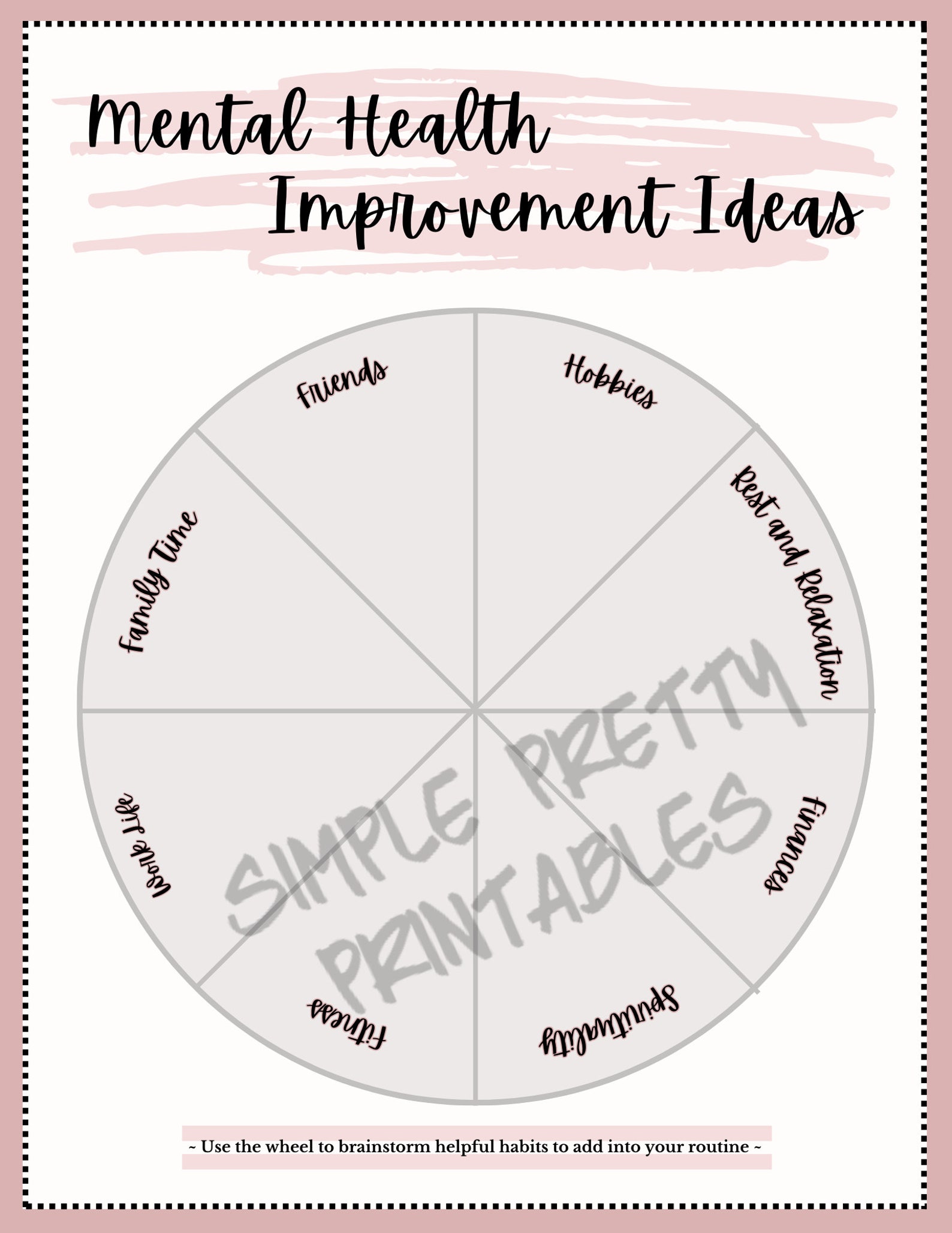 Mental Health and Self Care Value Pack!! - Emotional Health Worksheets ...