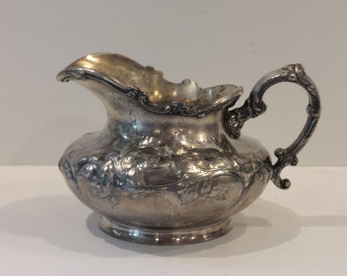 Antique Pairpoint Mfg. Co. Silver Quadruple Plate Creamer Pitcher #334 ...