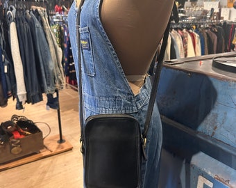 Vintage Coach Camera Bag Retro 1990s Genuine Leather Black 9817 ...