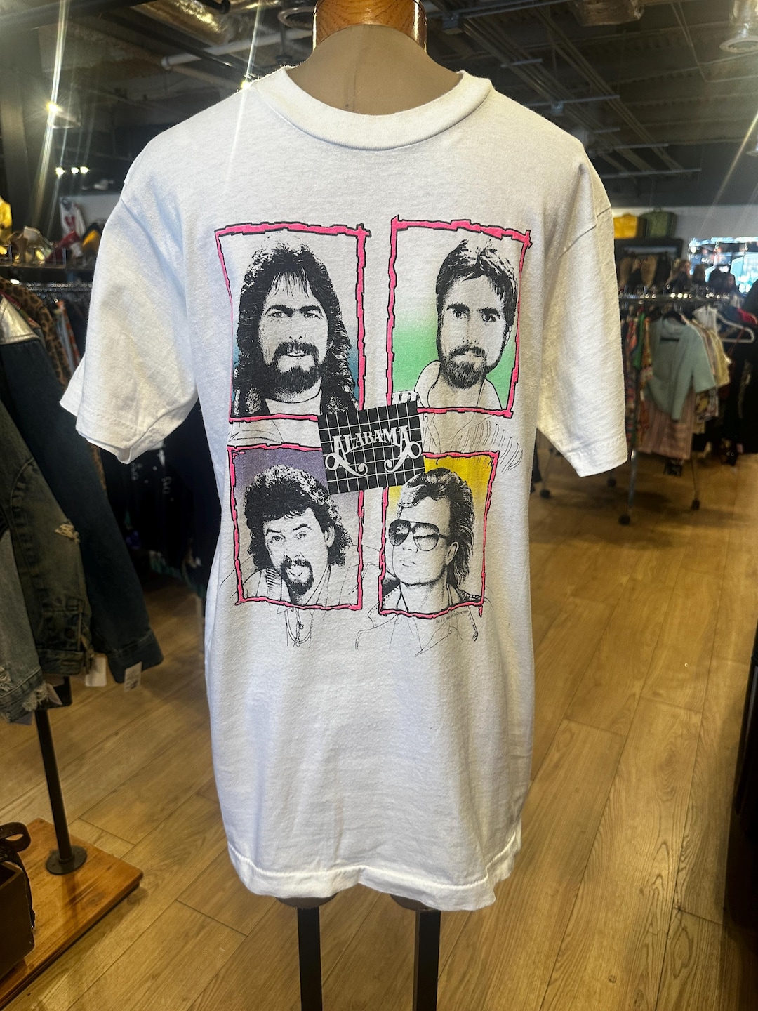 Original Vintage 1991 Alabama Band Tour Tshirt - Etsy