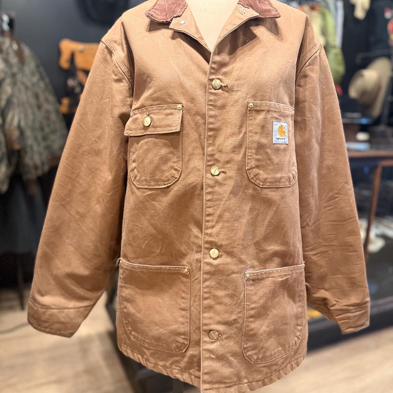 Carhartt Vintage Suede Jacket - Etsy