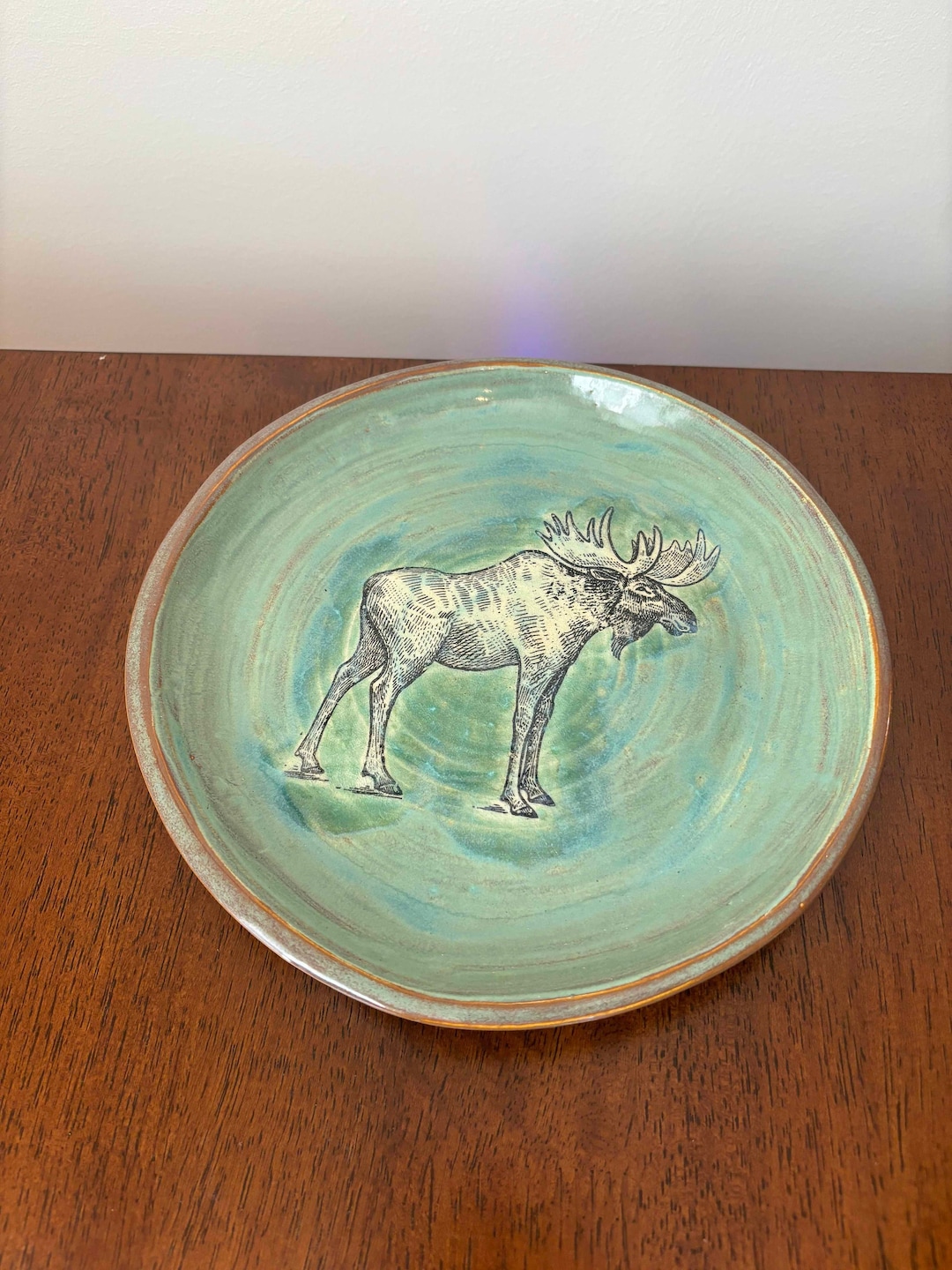 Large Moose Plate - Etsy