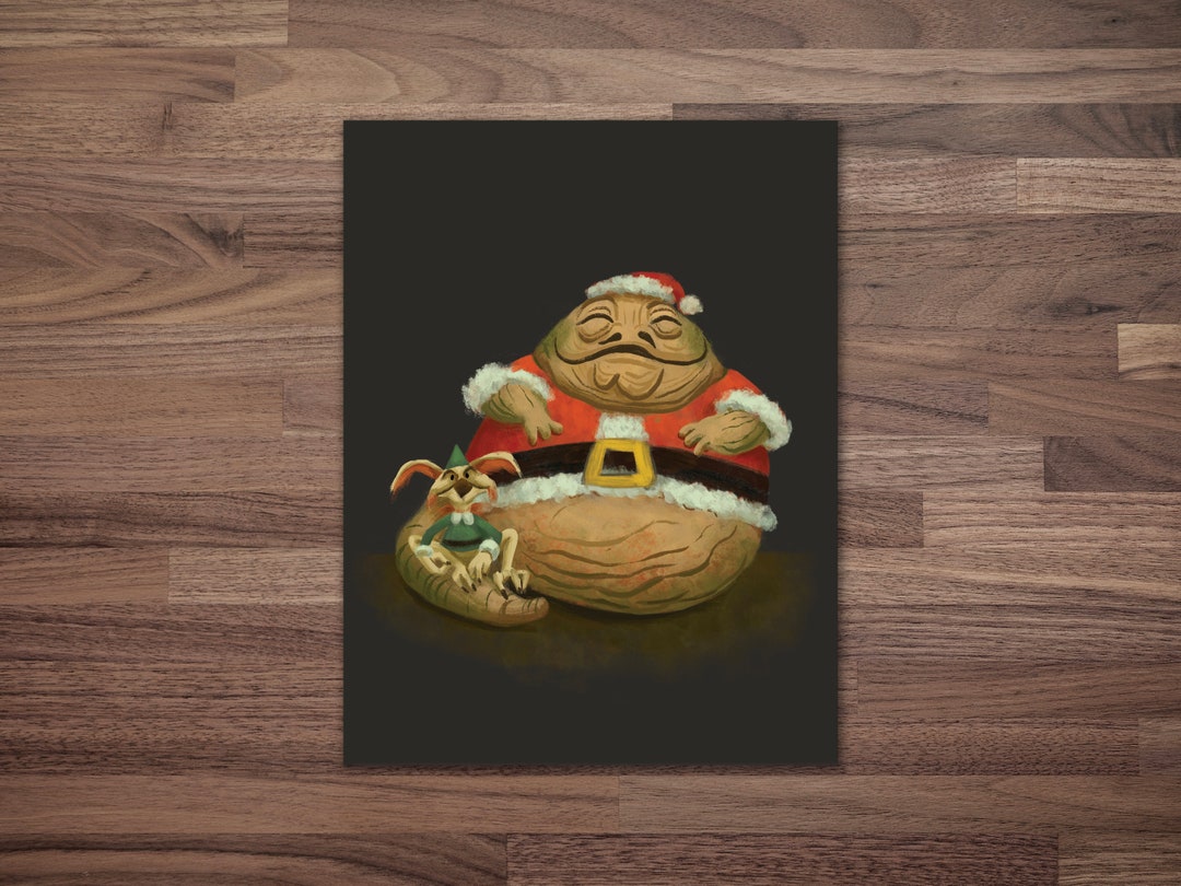 Star Wars Jabba the Hutt Christmas Card | Disney Holiday X-mas Greeting ...