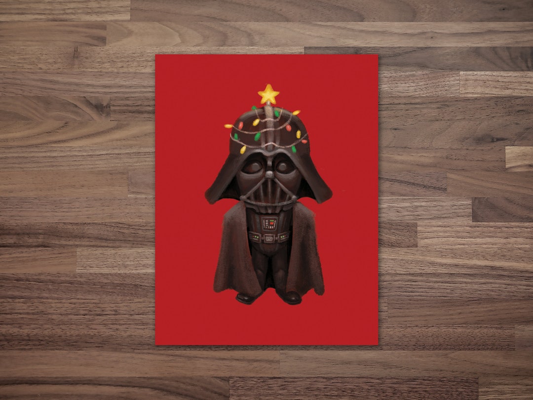 Star Wars Darth Vader Christmas Card | Disney Holiday X-mas Greeting ...
