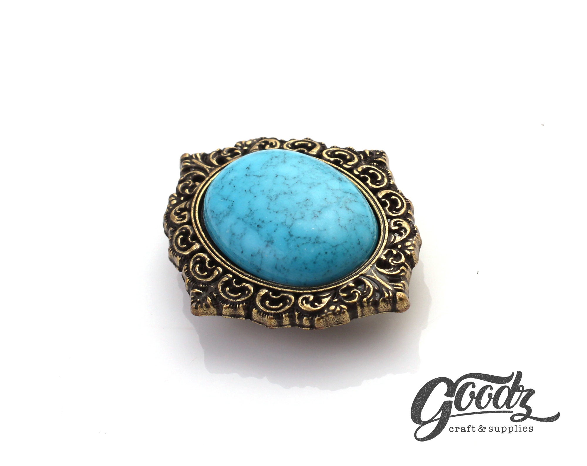 Blue Turquoise Stone Conchos Vintage Conchos Screw Back - Etsy UK