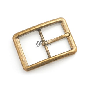 1 3/8” - 35mm Rectangle Center Bar Belt Buckle | Men's Replacement ...