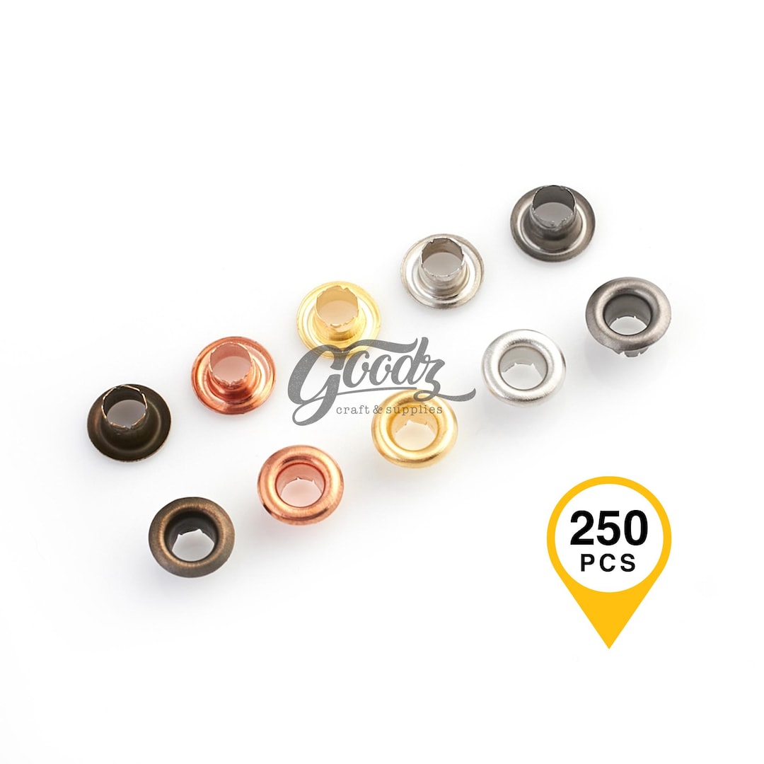4mm Metal Craft Grommets | Shoes Bag Eyelets | Paper Tag Labels Grommet ...