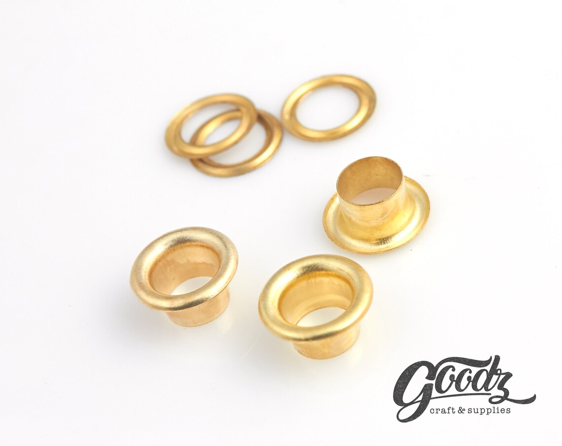 100Sets 12mm Hole Round Eyelets with Washer 12mm Grommet | Etsy