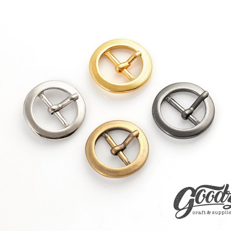 Metal Shoe Buckles Round - Etsy