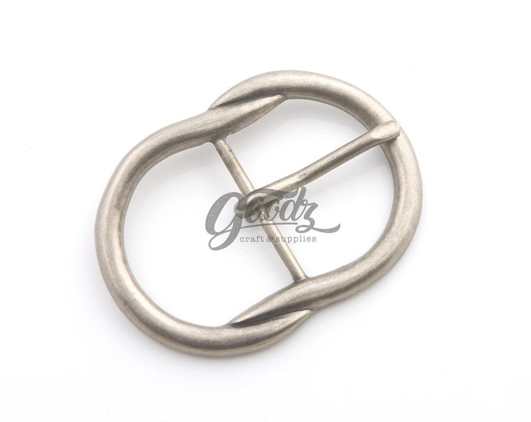 1.57 40mm Heavy Duty Center Bar Belt Buckle Antique Vintage Belt Buckle ...