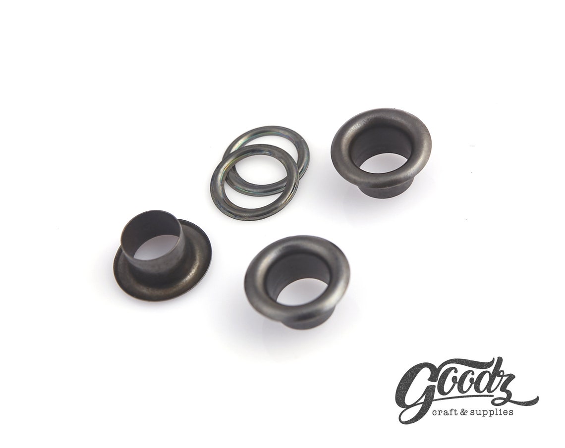 100 Sets 12mm Metal Eyelets With Washers: Grommet Kit - Etsy