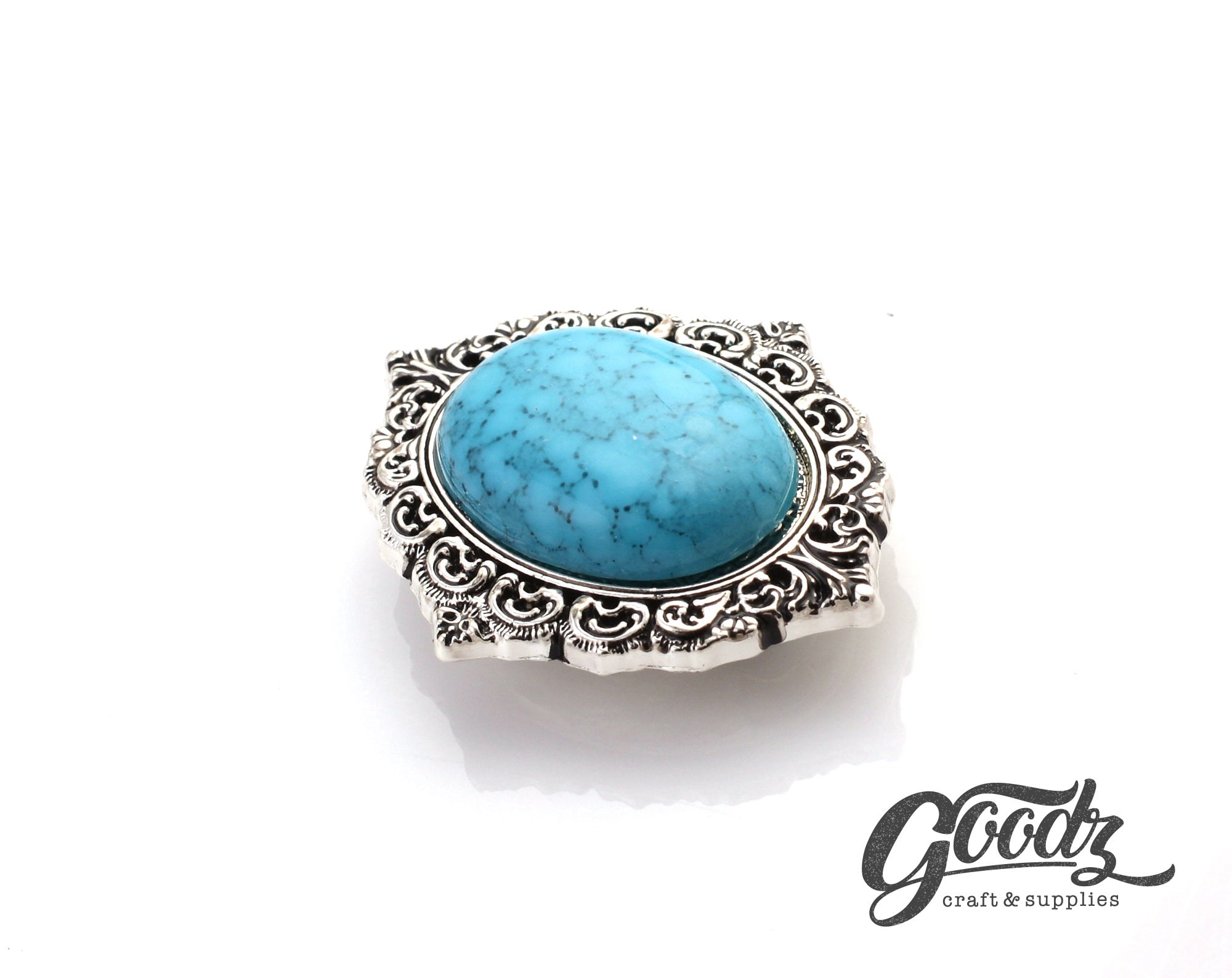 Blue Turquoise Stone Conchos Vintage Conchos Screw Back | Etsy