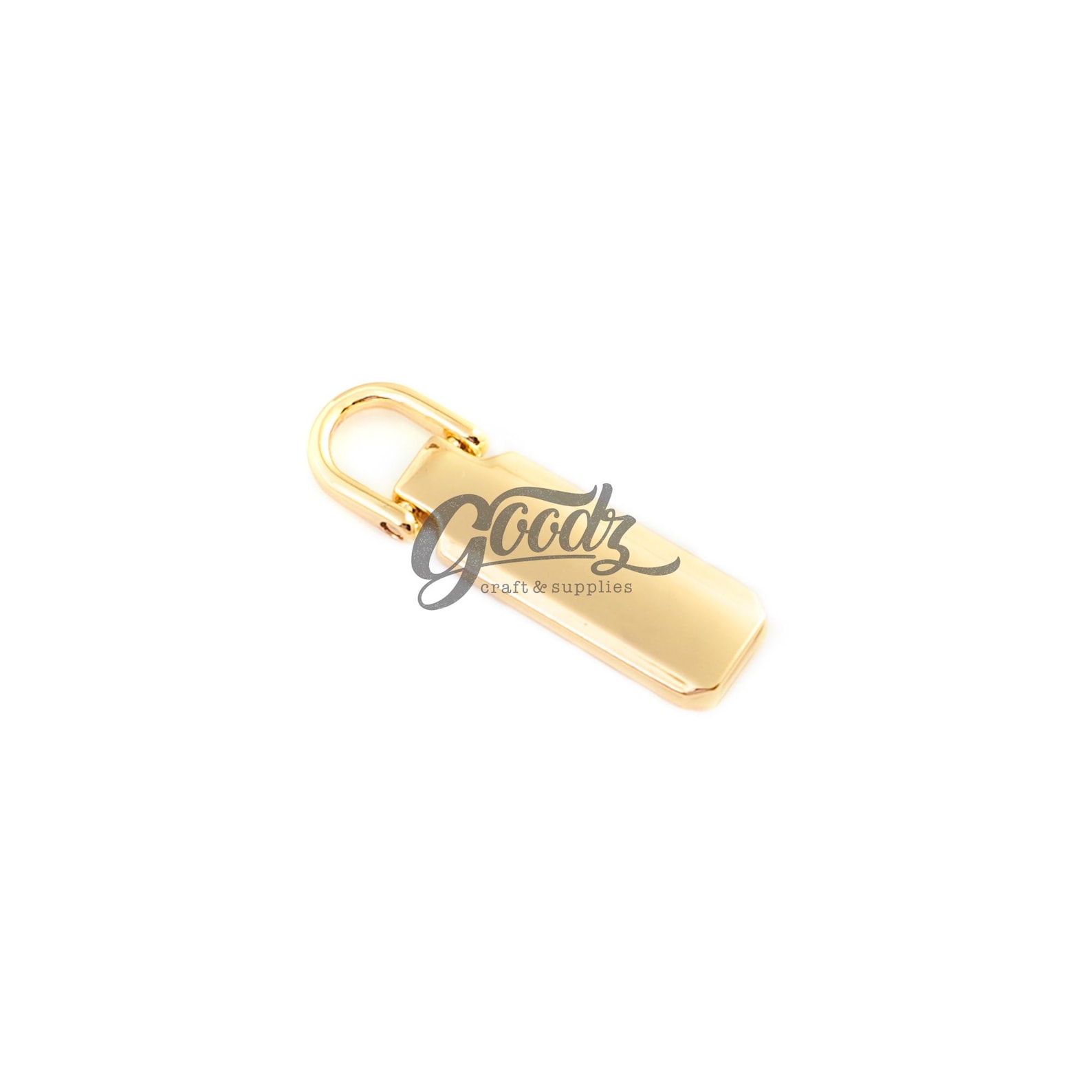 Minimalist Zipper Puller Replacement: Polished Gold, Silver, Brass - 4 ...
