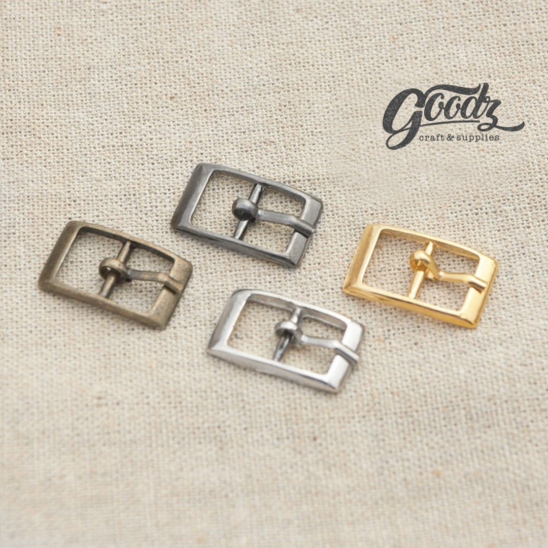 X10pcs 10mm Mini Centre Bar Buckle Belt Buckle | Small Buckle | Bag ...