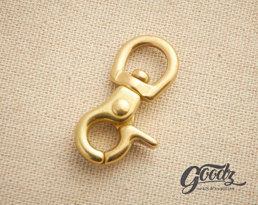 Brass Tiny Swivel Hook | Small Swivel Clasp | Mini Trigger Hook | Small ...