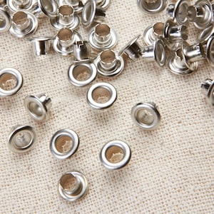 200pieces 4mm Hold Round Grommet Leather Craft Grommet Tag Label ...