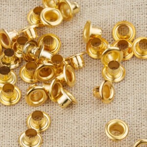 200pieces 4mm Hold Round Grommet Leather Craft Grommet Tag Label ...