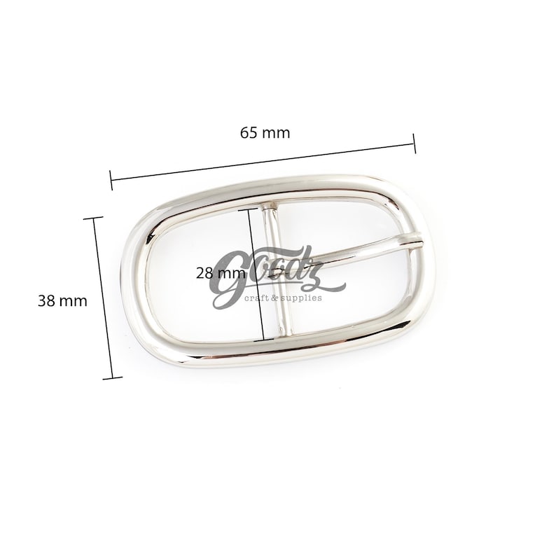 Oval Belt Buckle for Leather Craft , 1-13/32in / 28mm | Rounded ...