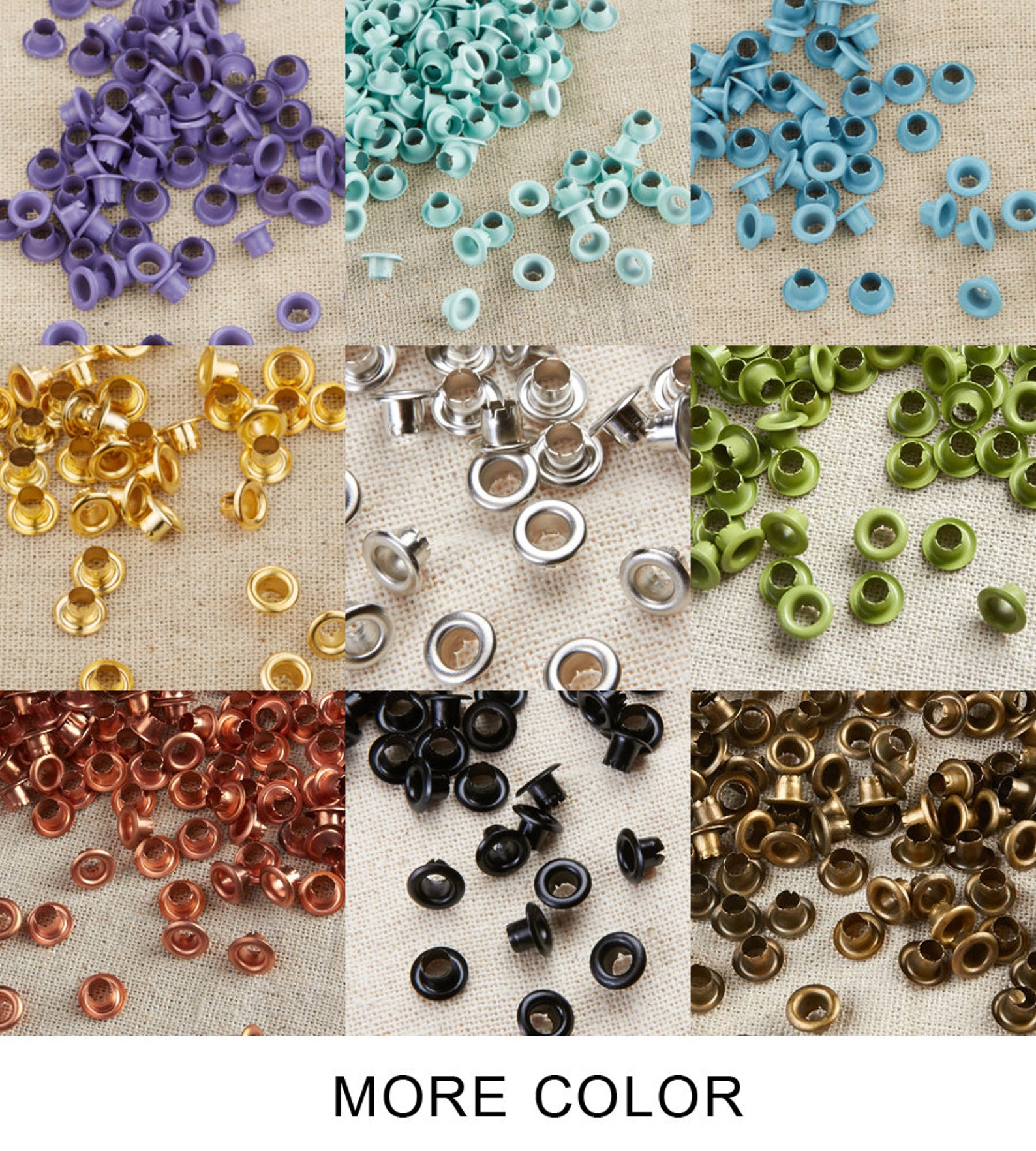 200pcs Hole Round Eyelets 4mm RED Matte / Red Grommet / Small | Etsy