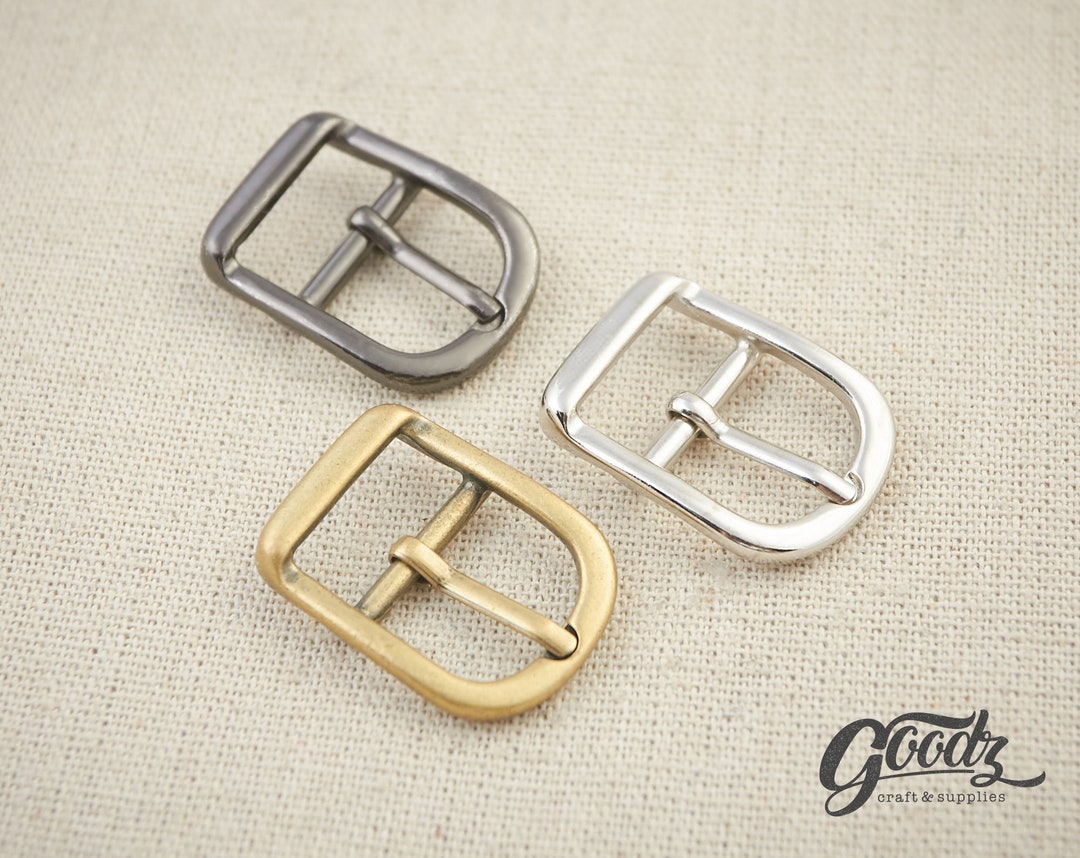 12pcs - 16mm Mini Buckle - Small Center Bar Buckle for Pet Collar - Bag ...