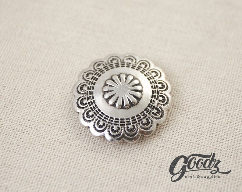 Round Concho Flower Concho Decorate Concho Biker Concho | Etsy