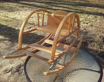 Wooden rocker | Etsy