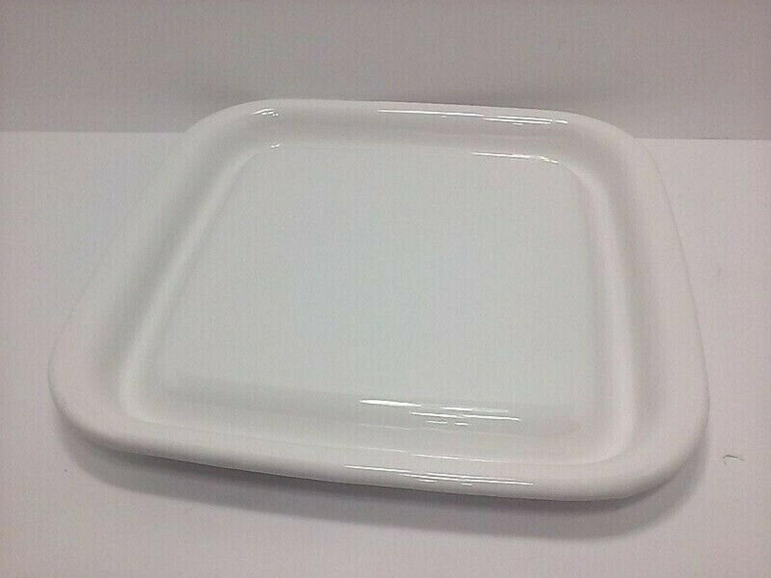 Vtg Corning Ware MW-2 Microwave Browning Dish Plate Tray Drip Channel ...