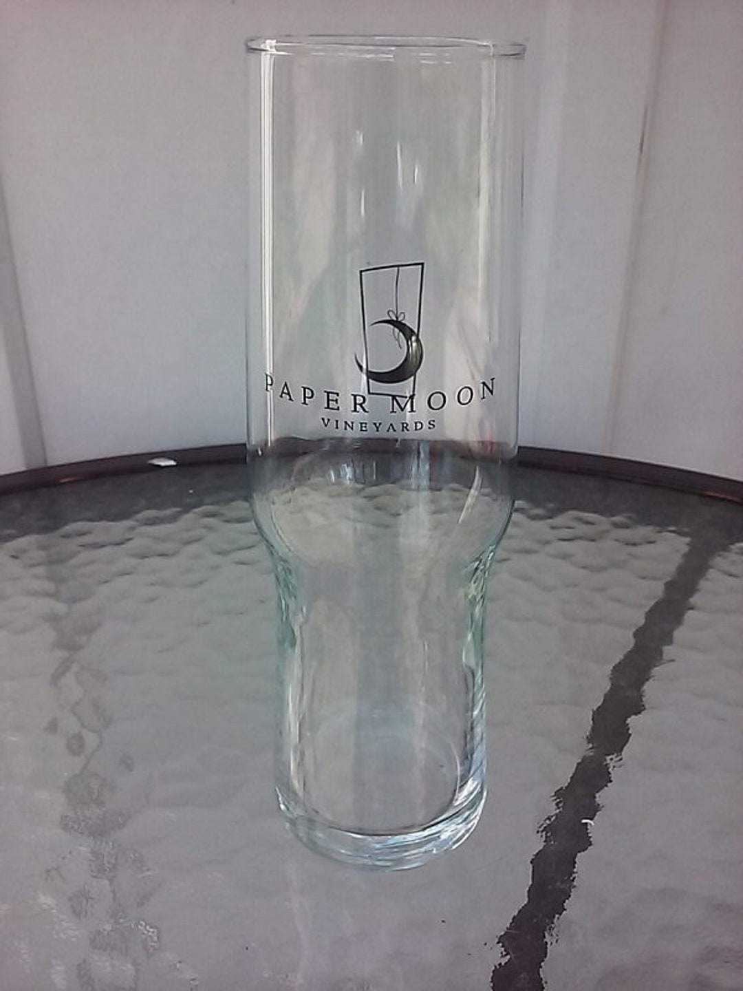 Paper Moon Vineyard Winery 14 Oz Wine Drink Glass Vermilion Ohio - Etsy