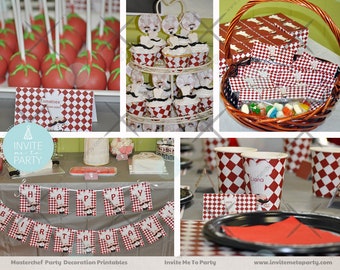 Masterchef Invitation Cooking Invitation Chef Invitation | Etsy