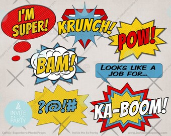 Superhero Props - Etsy