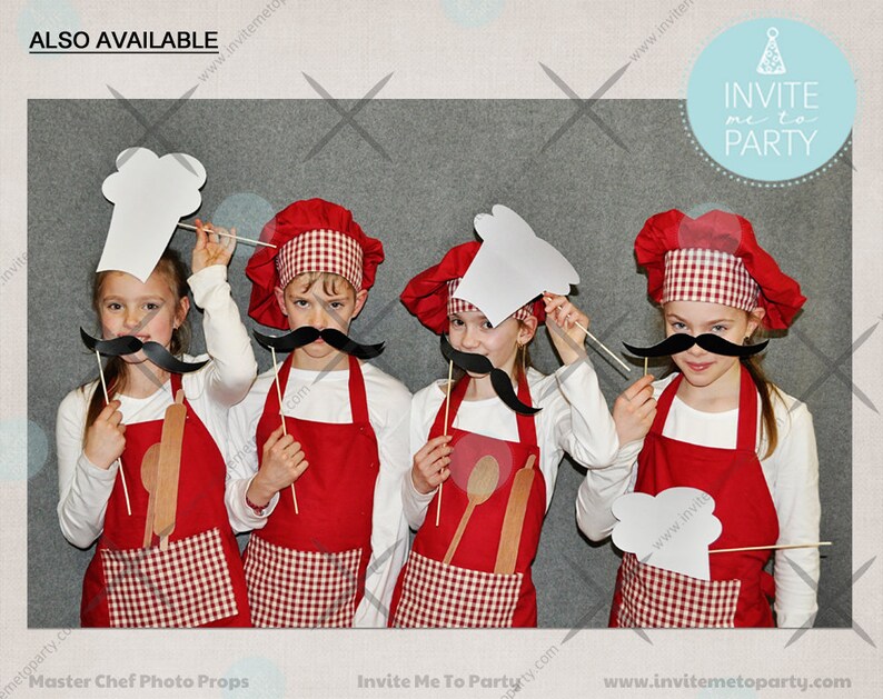 Photo Masterchef Invitation Cooking Invitation Chef | Etsy