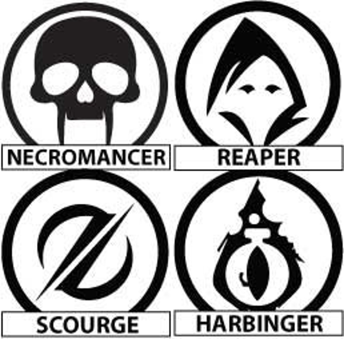 Guild Wars 2 Profession & Elite Specialization Icon Decal - 6" Circular ...