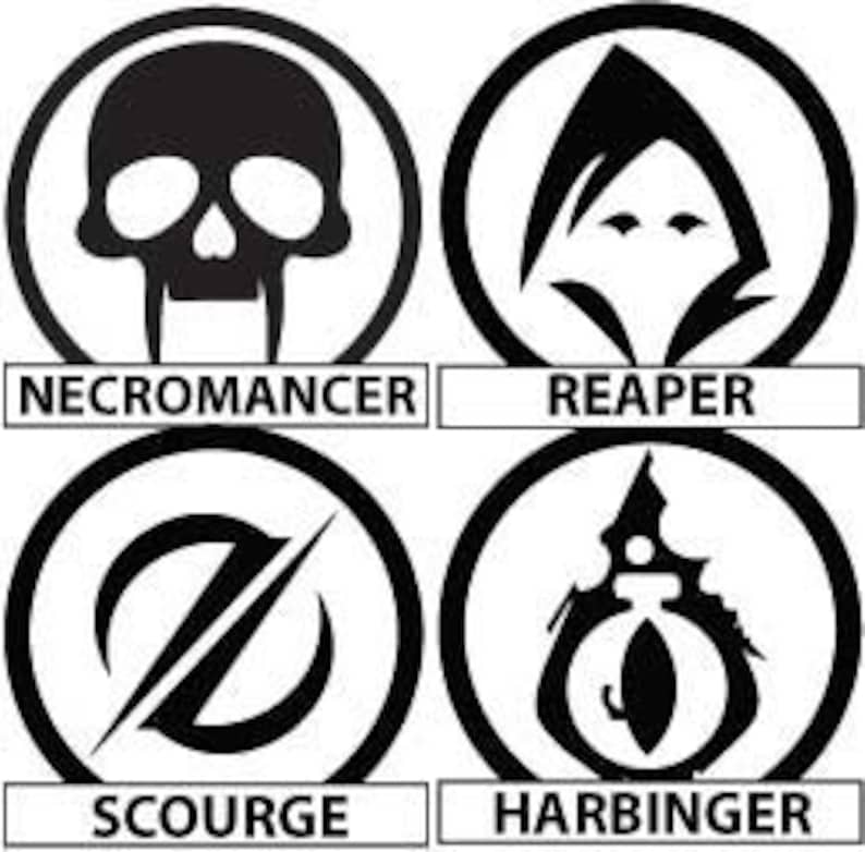 Guild Wars 2 Profession & Elite Specialization Icon Decal - 6" Circular ...