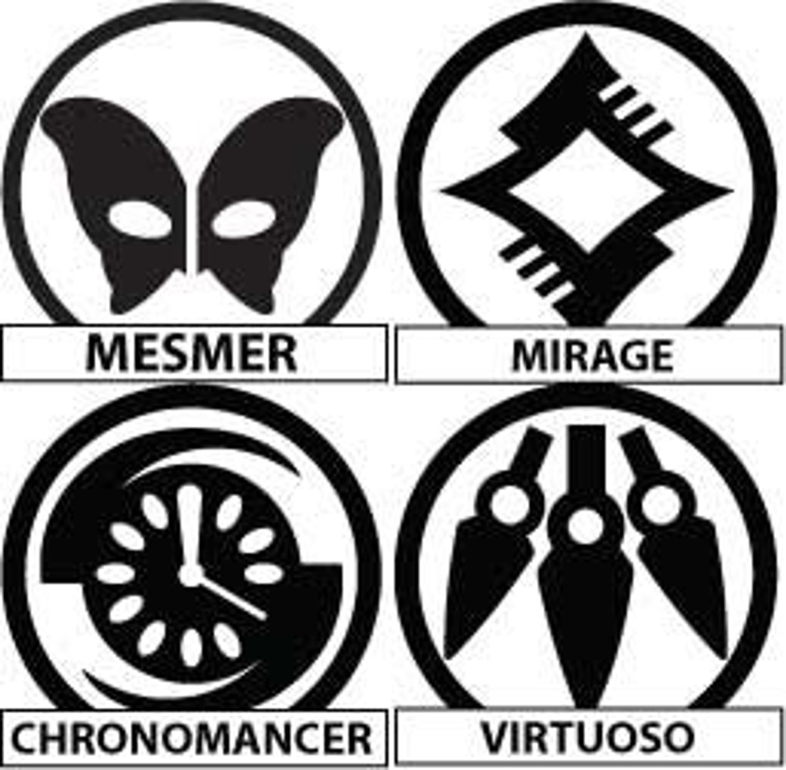 Guild Wars 2 Profession & Elite Specialization Icon Decal - 6" Circular ...