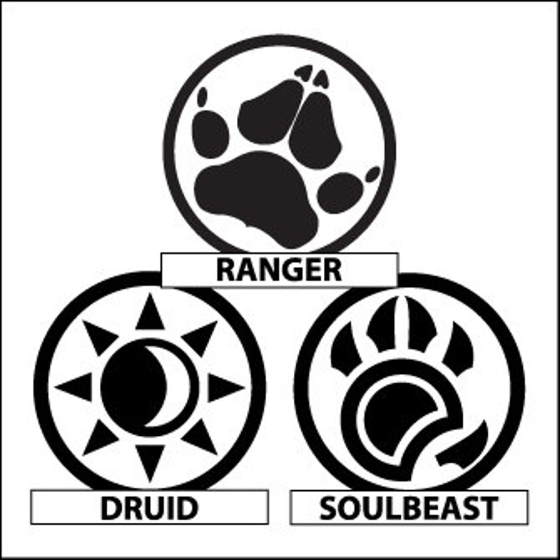 Guild Wars 2 Profession & Elite Specialization Icon Decal | Etsy