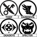 Guild Wars 2 Profession & Elite Specialization Icon Decal 6 Circular ...