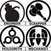 Guild Wars 2 Profession & Elite Specialization Icon Decal - 6" Circular ...