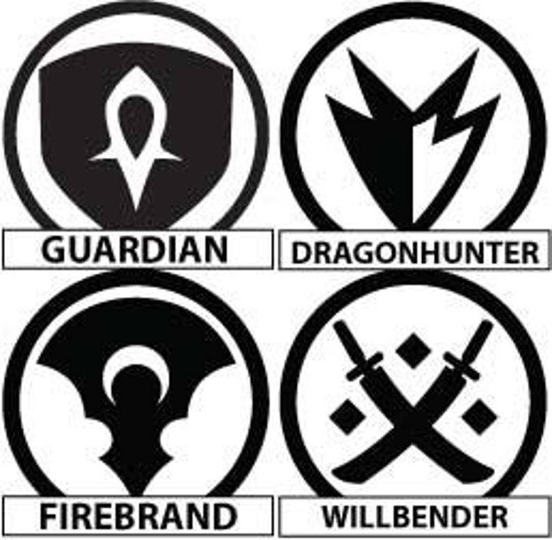 Guild Wars 2 Profession & Elite Specialization Icon Decal - 6" Circular ...