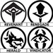 Guild Wars 2 Profession & Elite Specialization Icon Decal - 6" Circular ...