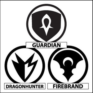 Guild Wars 2 Profession & Elite Specialization Icon Decal | Etsy