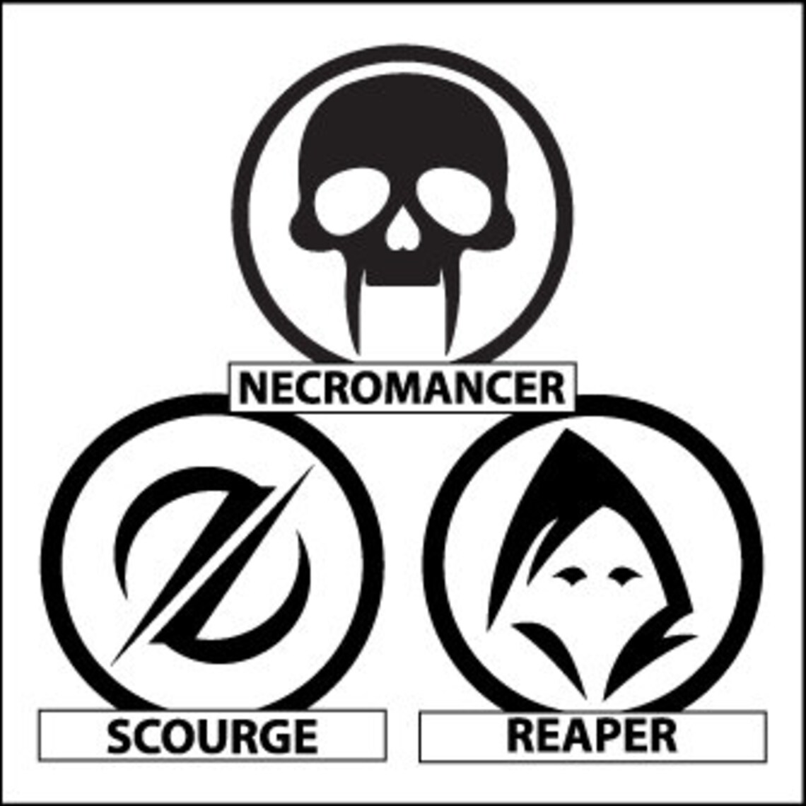 Guild Wars 2 Profession & Elite Specialization Icon Decal | Etsy